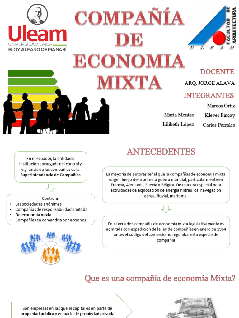 Compañías de Economía Mixta en Ecuador | PDF | Business | Compartir ...