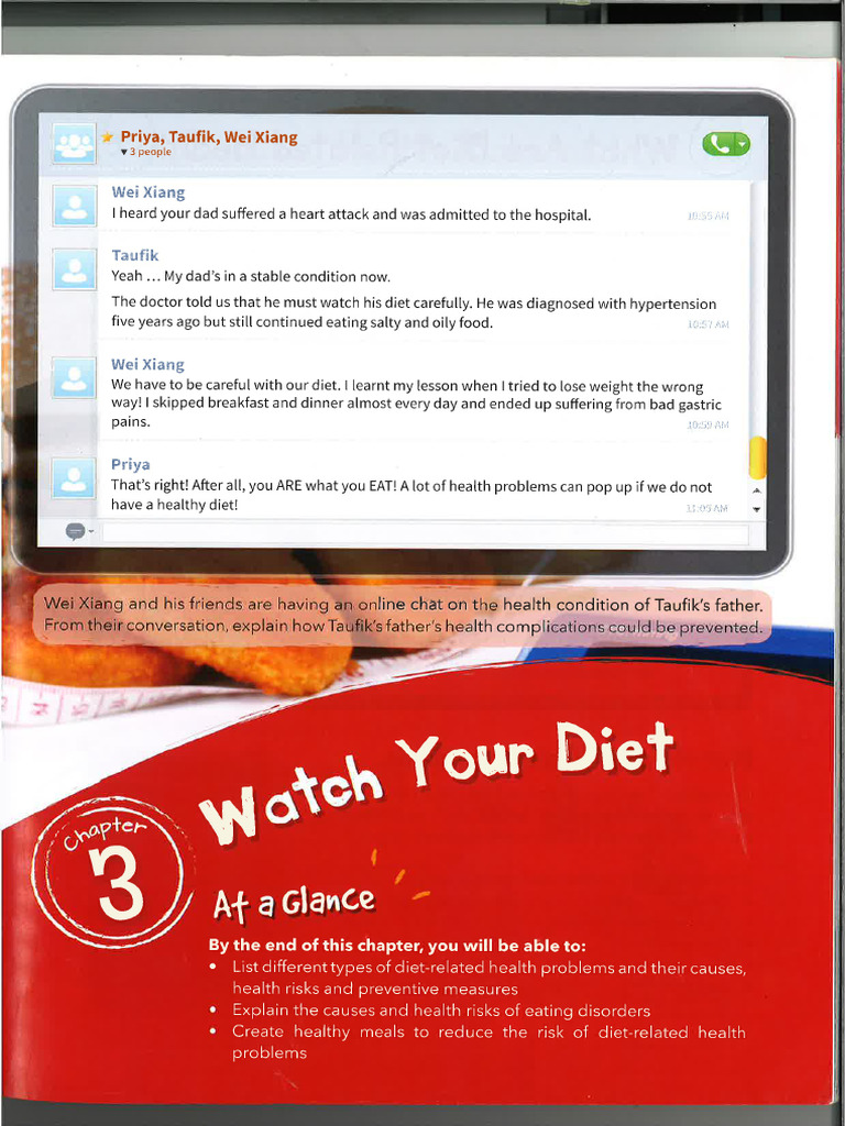 Sec 1 Chap 3 - Watch Your Diet | PDF