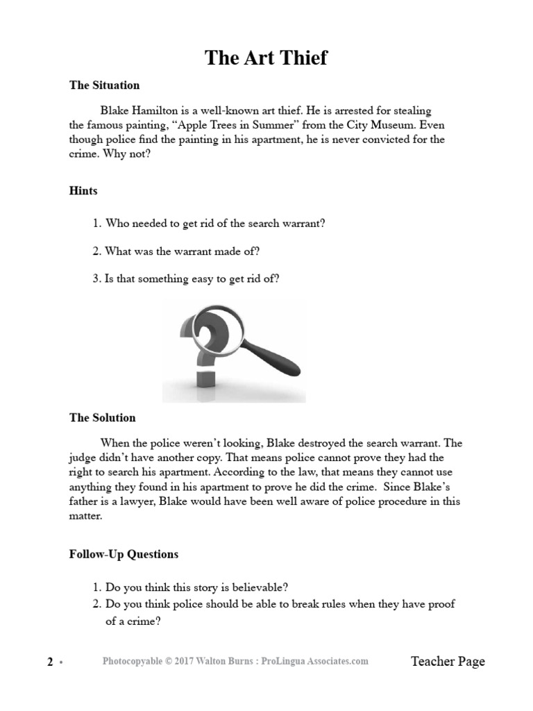 Clue by Clue Sample Mysteries | PDF | Search Warrant | Police