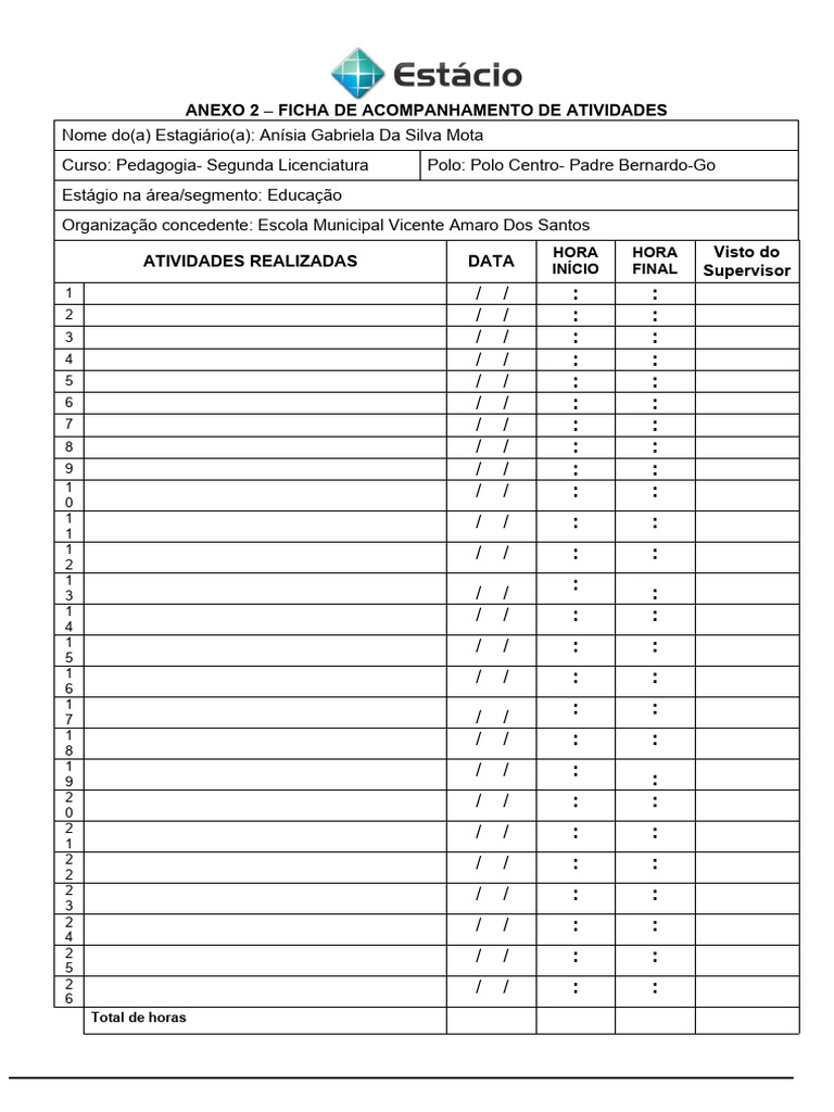 Ficha de Frequência Ou Ficha de Acompanhamento | PDF | Ensino | Pedagogia Ficha de Frequência Ou Ficha de Acompanhamento | PDF | Ensino | Pedagogia