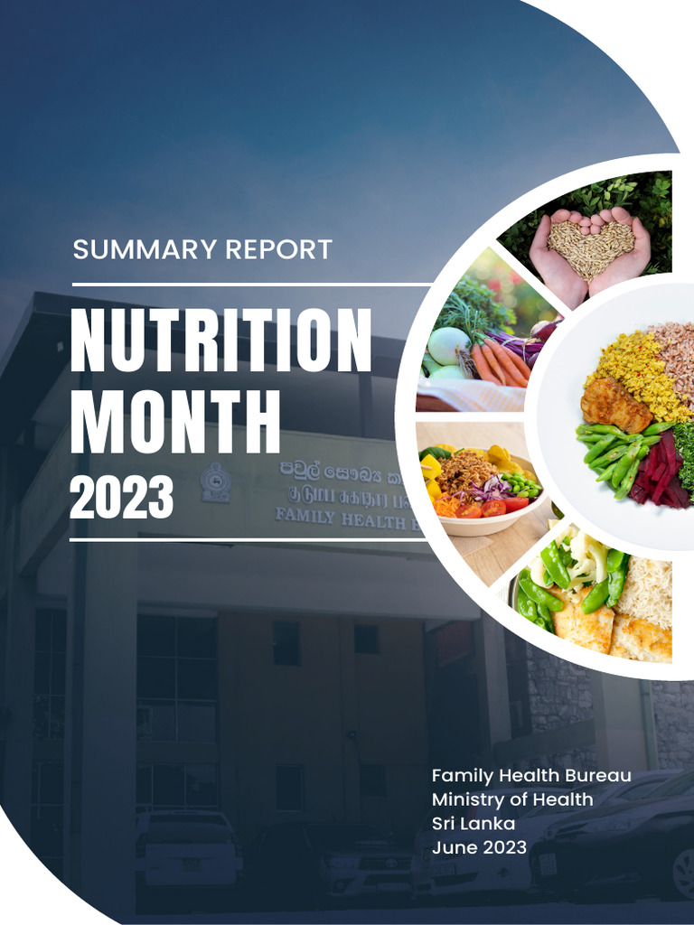 Nutrition Month 2023 Summary Report | PDF | Human Nutrition | Malnutrition