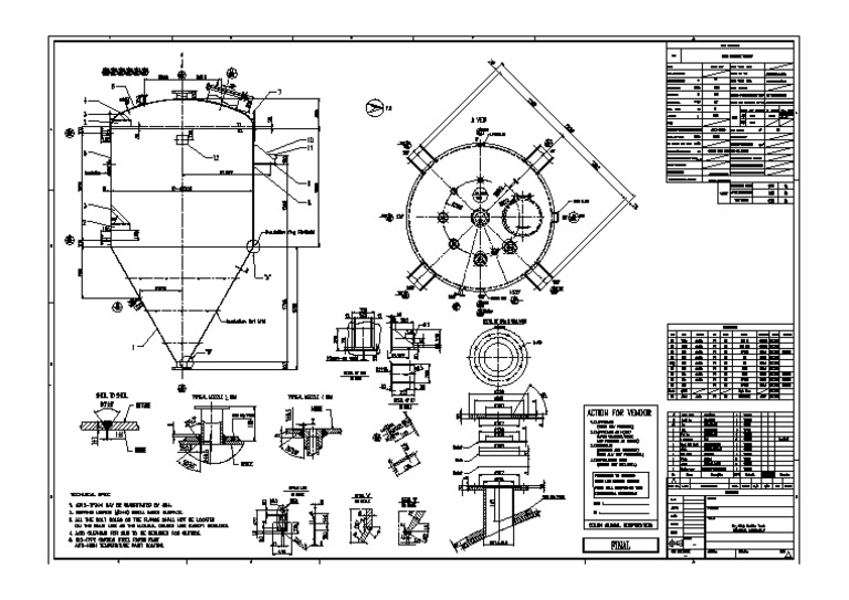 5m3 Tank Model | PDF