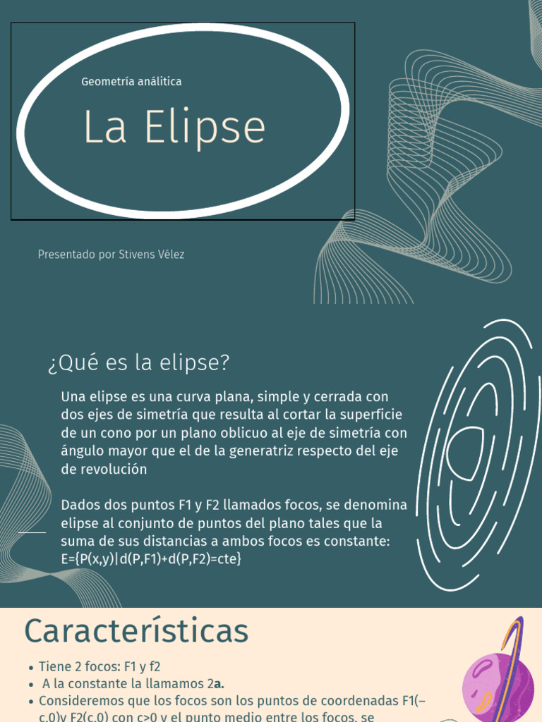 La Elipse | PDF | Elipse | Geometría diferencial