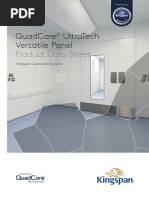 Kingspan Quadcore ks1000rw Roof Panel Data Sheet en GB Ie | PDF | Roof | Building Engineering