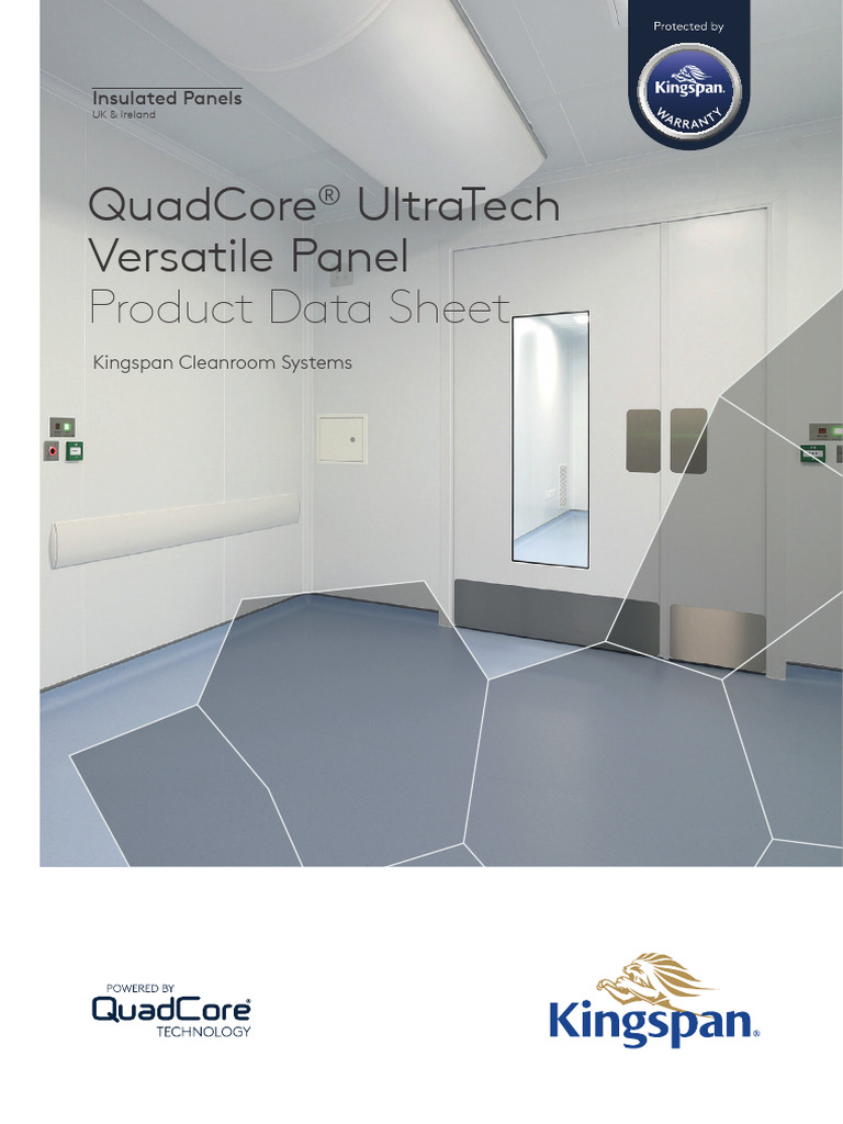 Kingspan Quadcore Ultratech Versatile Panel Data Sheet en GB Ie | PDF ...