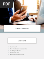 Professional Email Writing | PDF