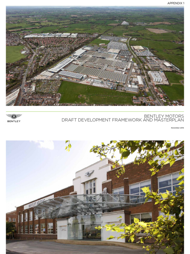 Bentley Motors Crewe Development Plan | PDF | Economies | Vehicles