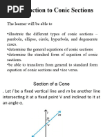 Conics Lecture | PDF | Ellipse | Orbit