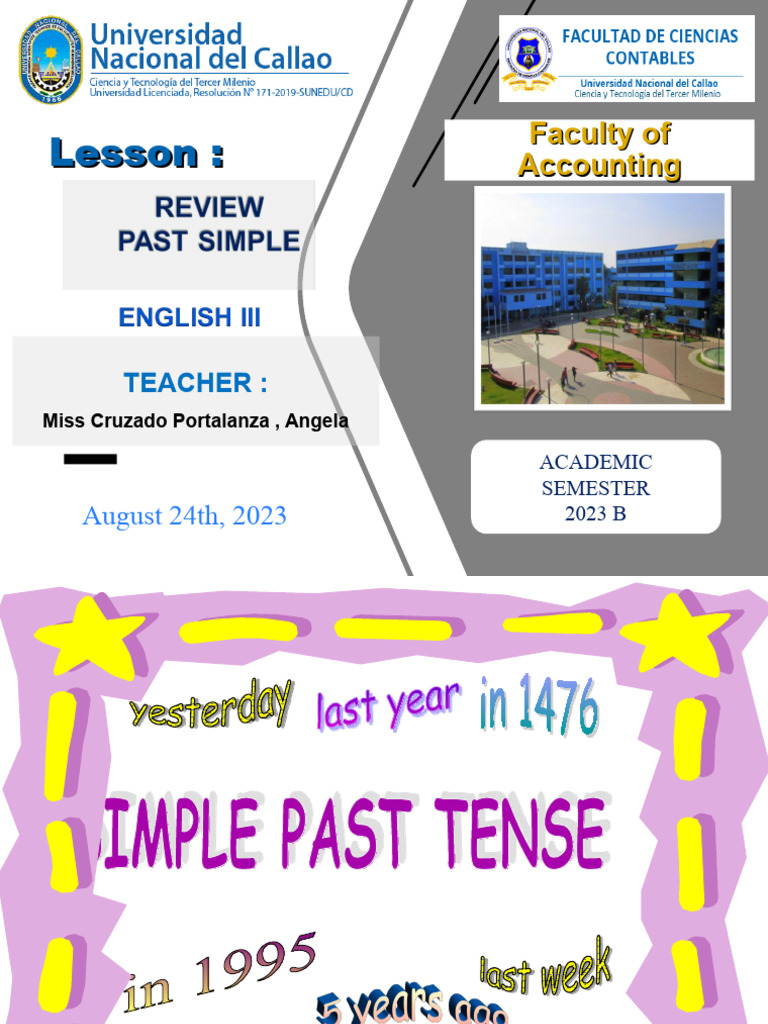 REVIEW Past Simple | PDF