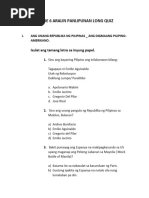 Araling Panlipunan Grade 6 Reviewer | PDF