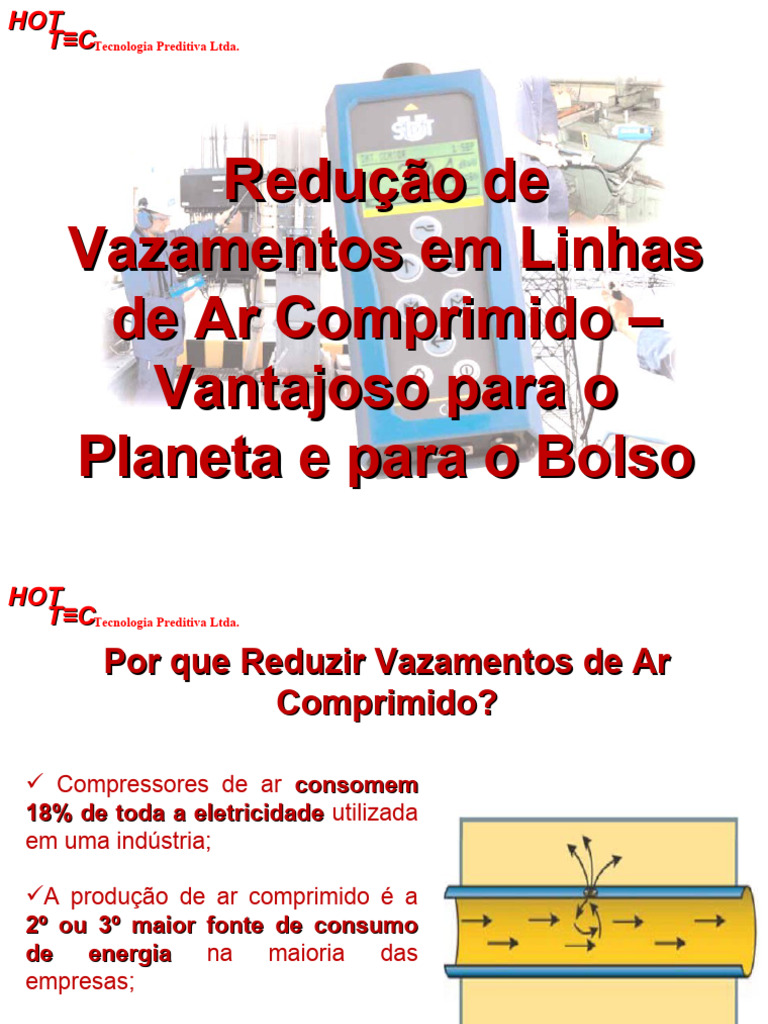 Detecção Ultrassônica de Vazamentos de Ar Comprimido | PDF | Ultrassom ...