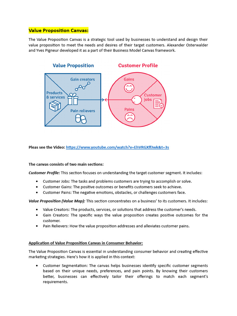 Value Proposition Canvas, Consumer Buying Process, EPS, LPS, RPS | PDF ...
