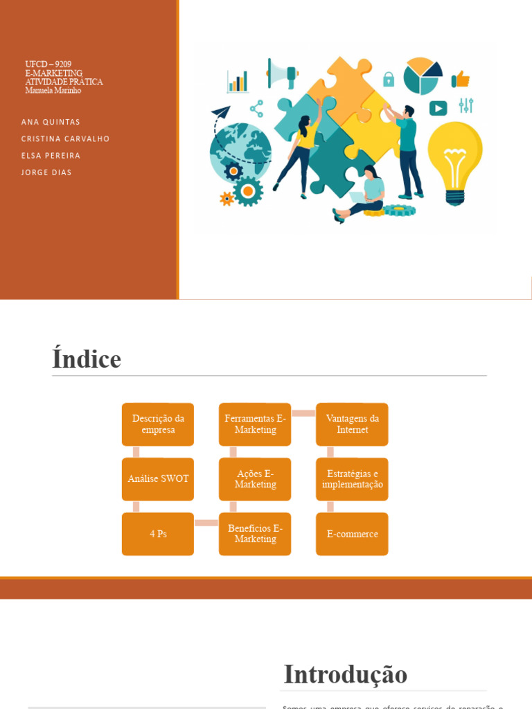 UFCD 9209 - Atividade Prática - Grupo 4 | PDF | Marketing digital ...