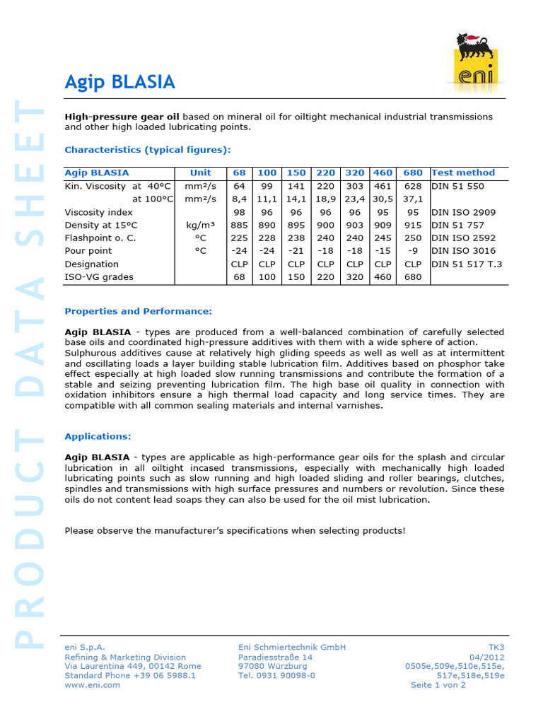 Eni Blasia | PDF | Secondary Sector Of The Economy | Materials Science