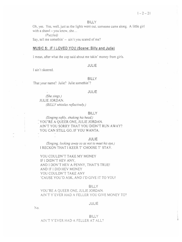 Bench Scene (Script) | PDF