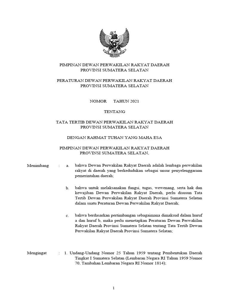 Draft Softcopy Tatib | PDF