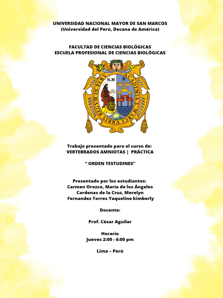 Morfología del Orden Testudines | PDF | Tortuga | Herpetología