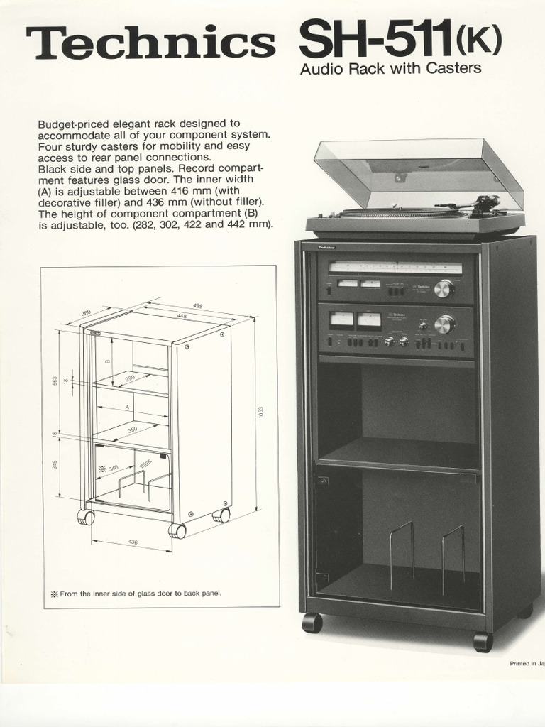Technics Rack SH 511 | PDF