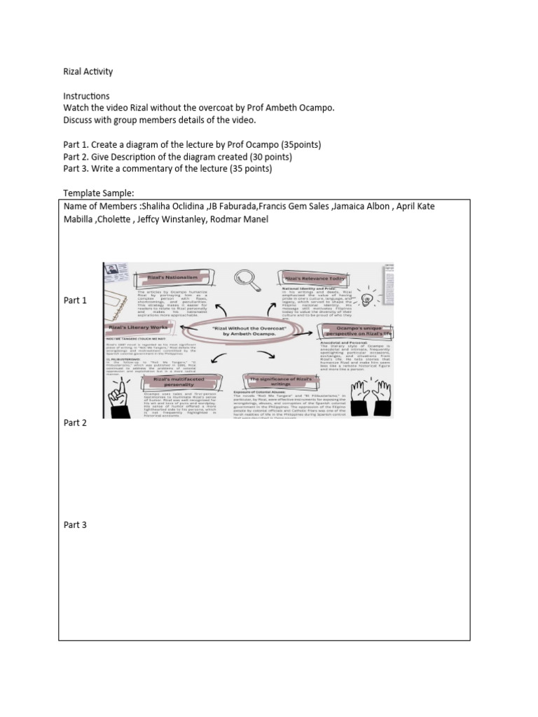 Rizal Activity 2 | PDF