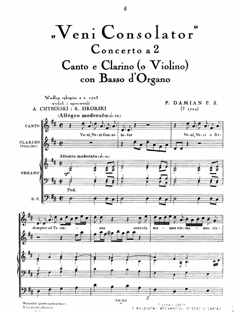 D. Stachowicz - Veni Consolator | PDF