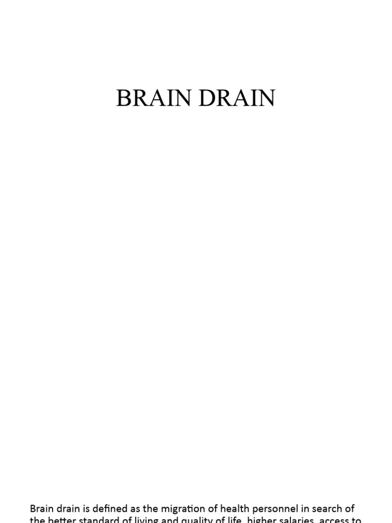Brain Drain | PDF | Social Science