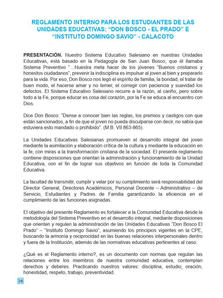 Reglamento IDS | PDF | Maestros | Discriminación