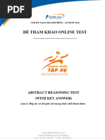 Abstract Reasoning Practice Test 1 | PDF | Teaching Mathematics