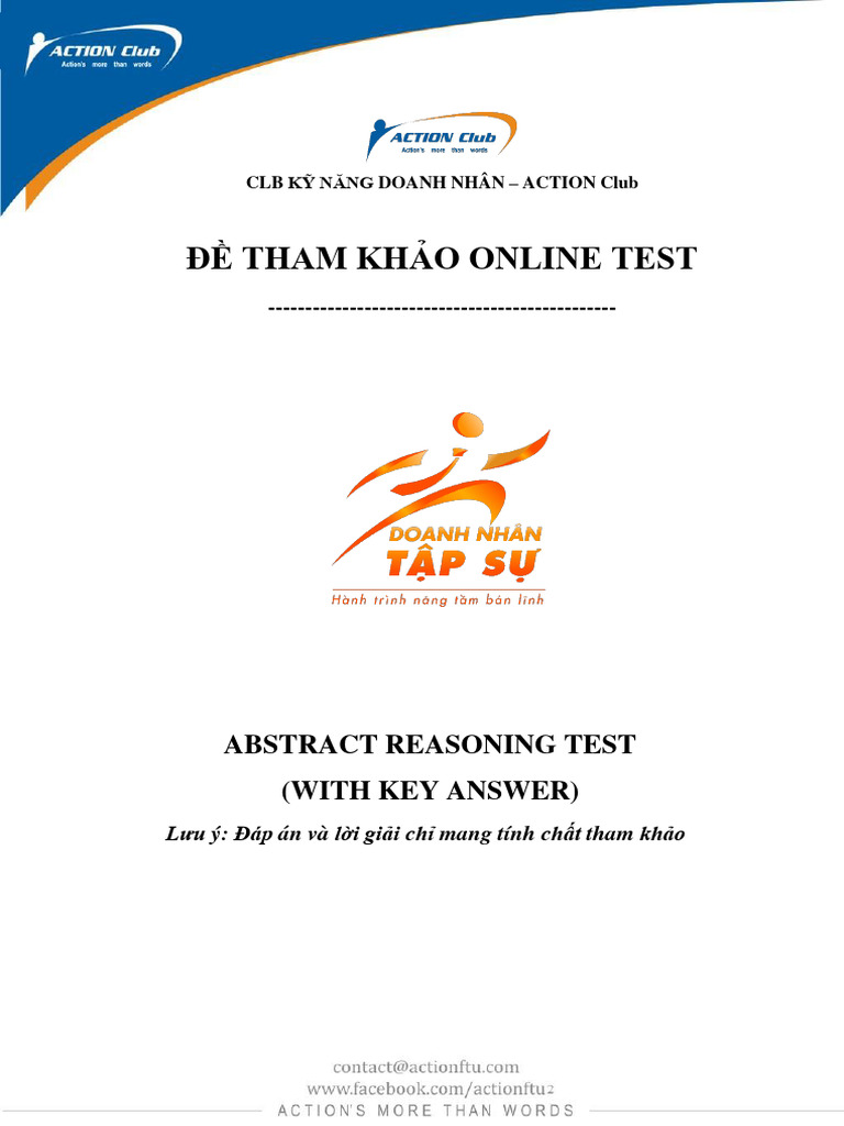 Abstract Reasoning Test | PDF | Matrix (Mathematics) | Shape Abstract Reasoning Test | PDF | Matrix (Mathematics) | Shape