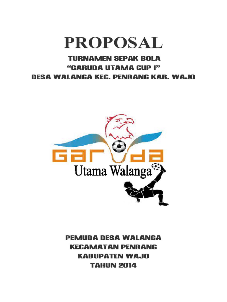Turnamen Sepak Bola Garuda Utama Cup I | PDF | Olahraga & Rekreasi