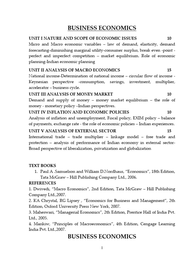 BA 4103 Economics | PDF | Elasticity (Economics) | Demand