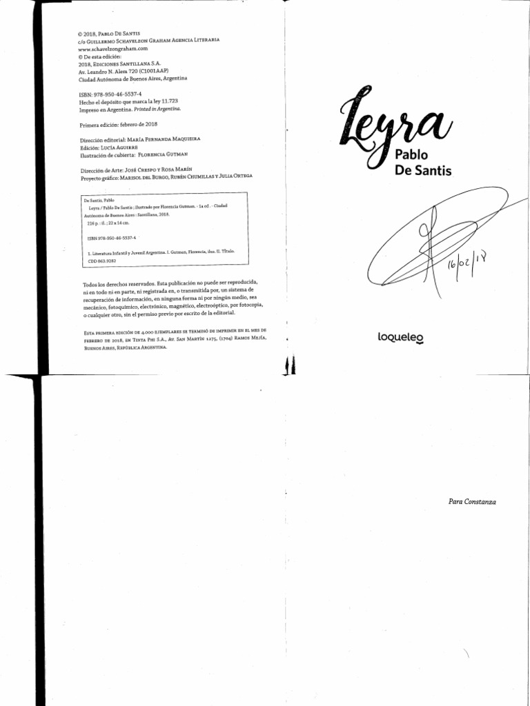 Leyra (Pablo de Santis) | PDF