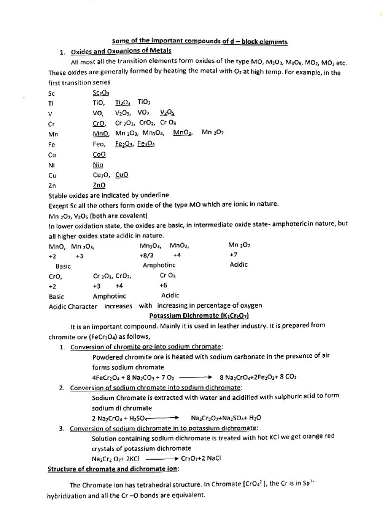 Chem Note Class 12 Chapter | PDF | Lanthanide | Actinide