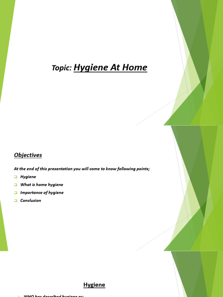 How To Maintain Home Hygiene | PDF | Hygiene | Laundry