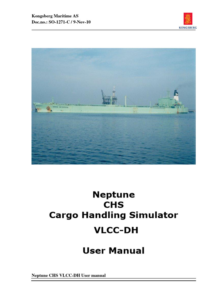 So-1271-C Neptune CHS VLCC-DH User Manual | PDF | Simulation | Humidity
