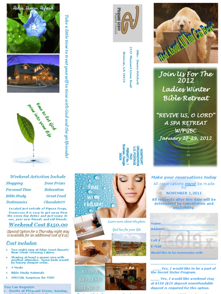 Brochure For 2012 Retreat | PDF