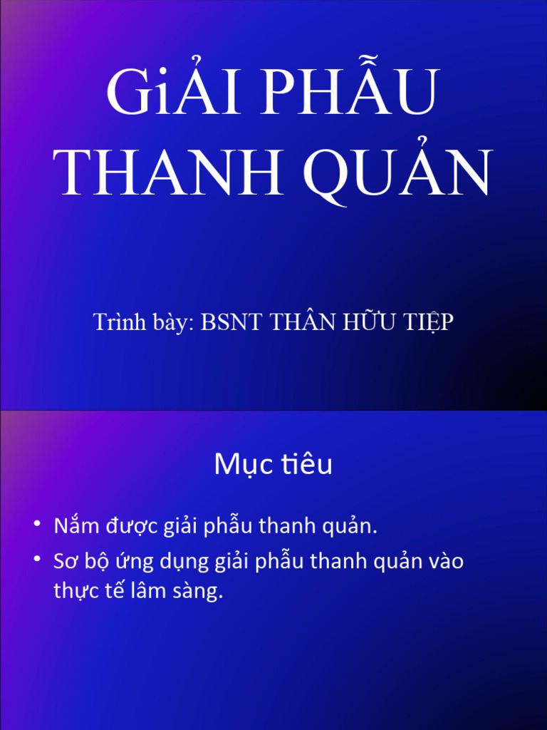 Laryn - Giai Phau Thanh Quan | PDF
