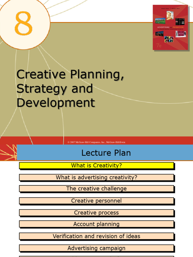 Chapter-8 New Creative Planning Strategy and Development | PDF | Advertising | Creativity