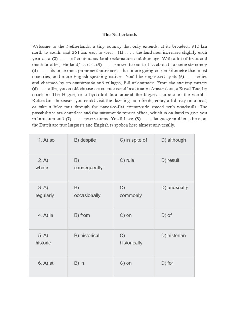 FCE Exercises | PDF | Cats | Gold