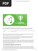 Cara Install Dan Aktivasi Corel Draw X7 | PDF