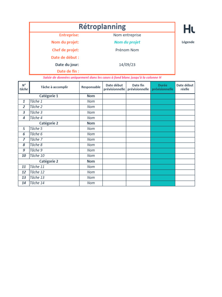 Retroplanning File Excel | PDF | Informatique