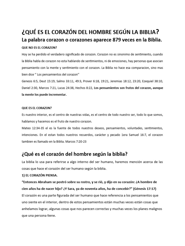 La Batalla Con El Corazon | PDF | Pecado | Dios