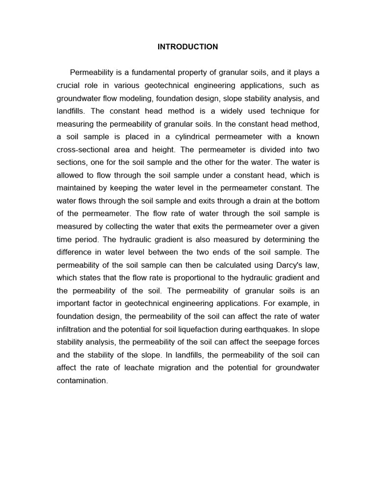 Experiment 7A | Download Free PDF | Permeability (Earth Sciences) | Geotechnical Engineering