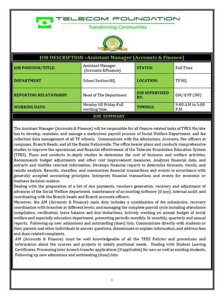AM (Accounts & Finance) | PDF | Accounting | Information
