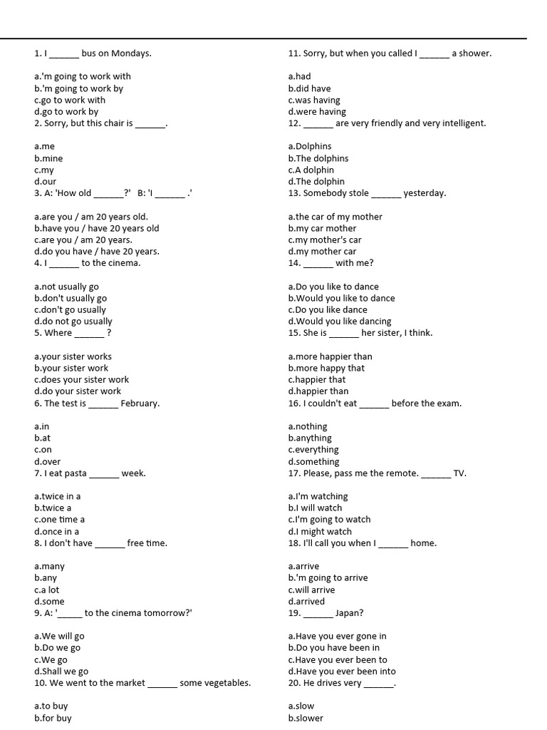 8G Level Assessment Test | PDF