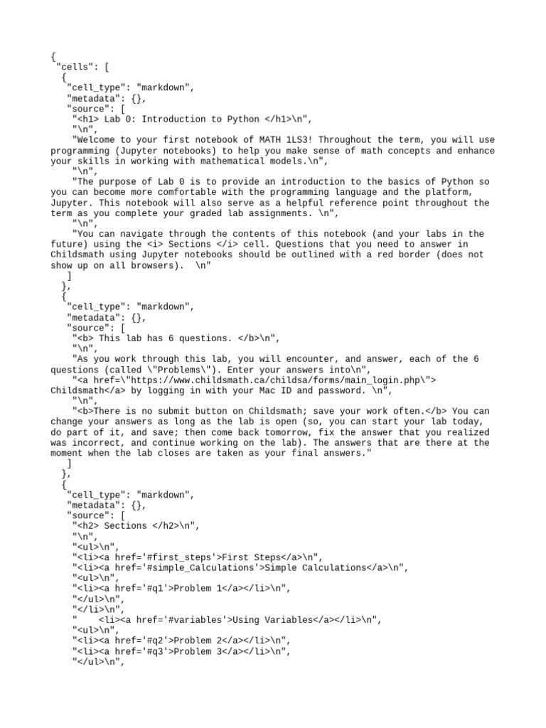 Jupyter Lab 000 Pdf Control Flow Computer Programming