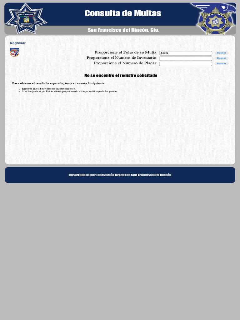 Consulta de Multas San Francisco Del Rincón | PDF