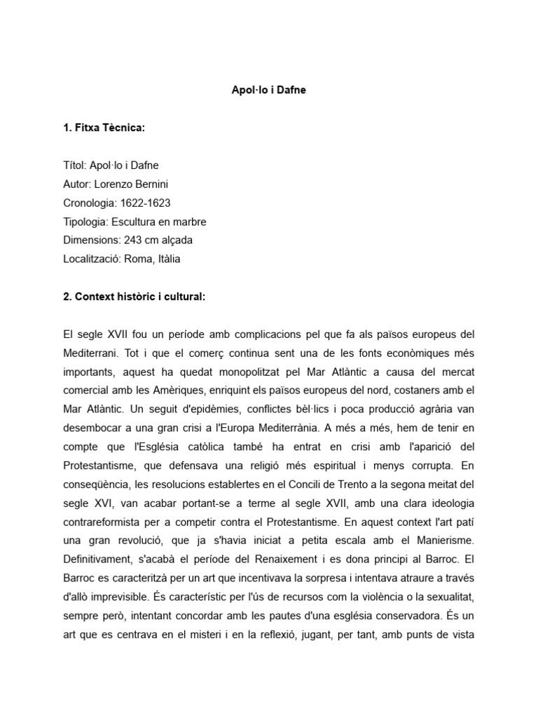 Apol Lo I Dafne | PDF