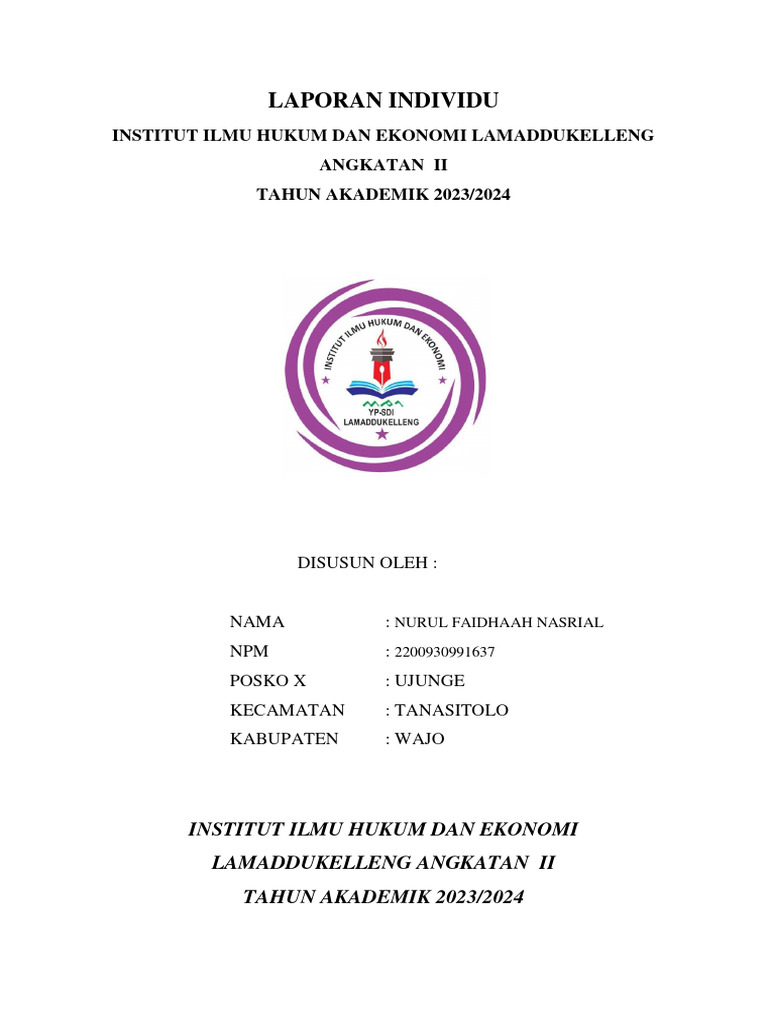 Laporan Individu Kuu | PDF