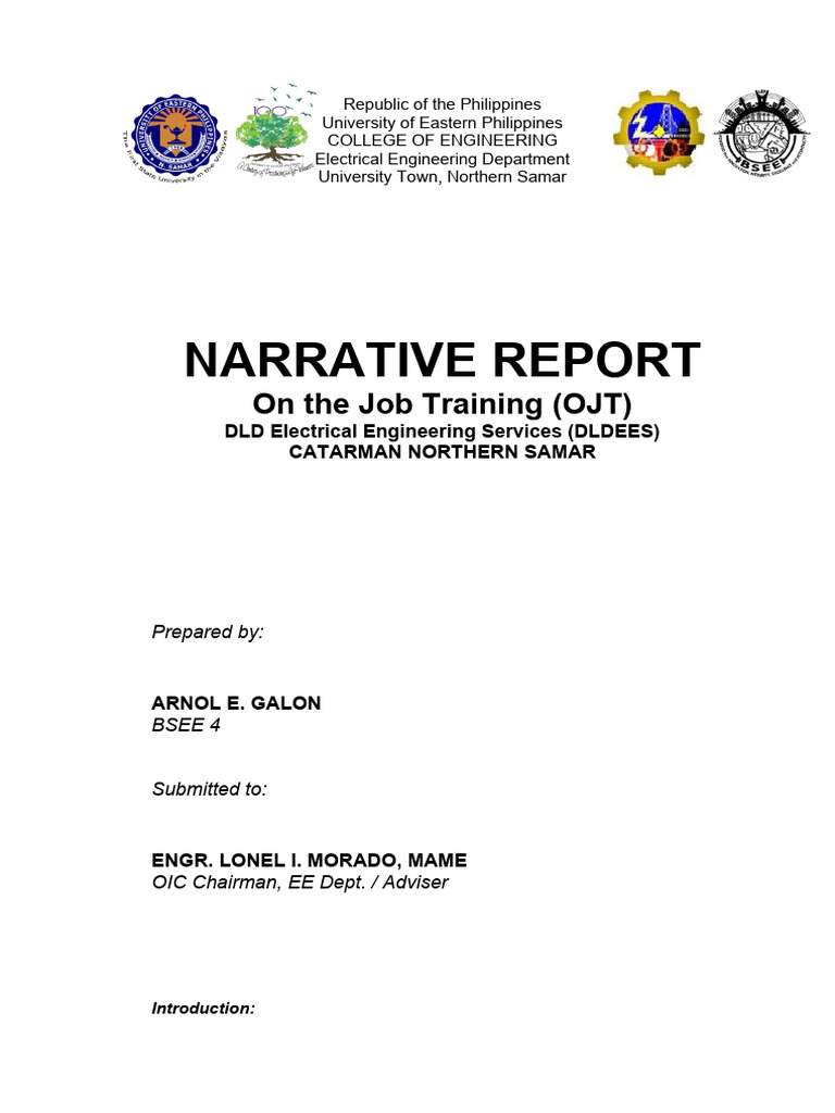 GALON - Narrative-Report-Final OJT | PDF
