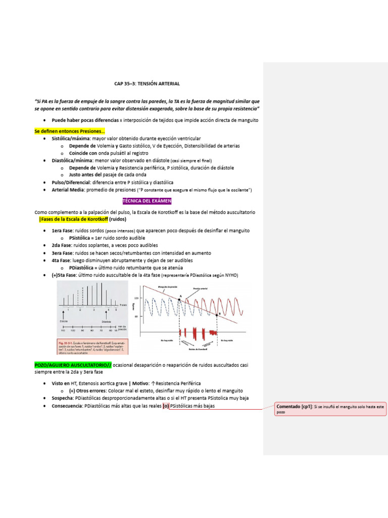 Signo de Osler y Normotensión | PDF | Presión sanguínea | Causas de la ...